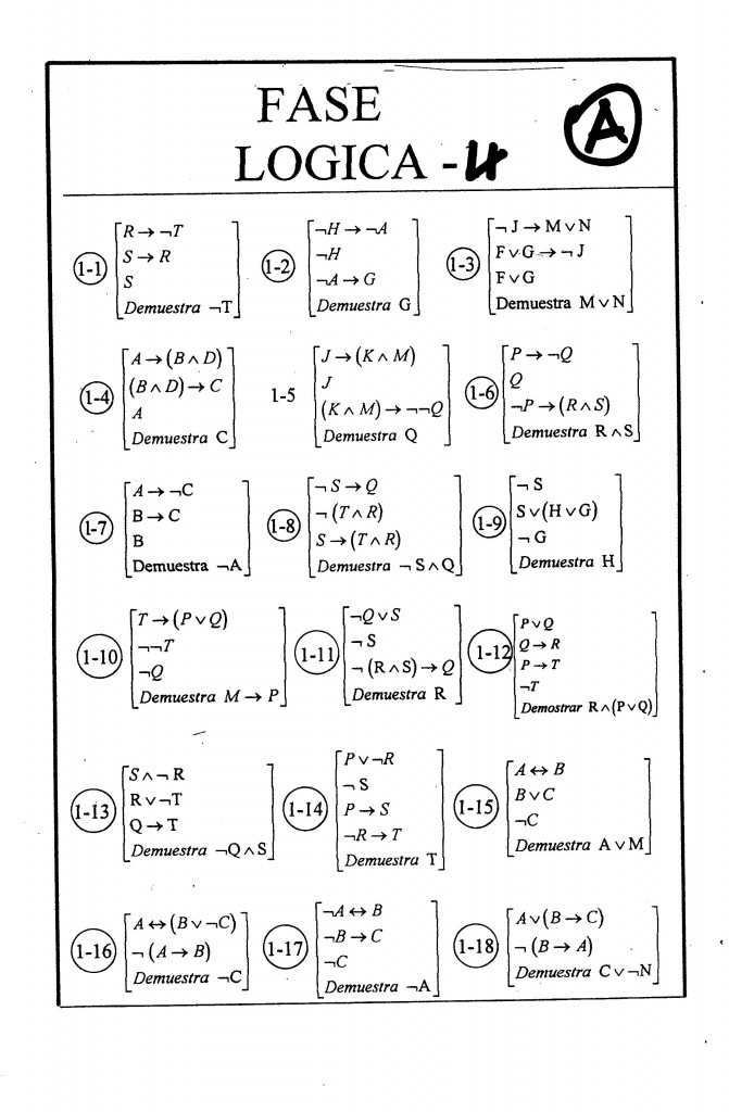 FASE12(L1aL10)-Lógica Matemática | Academia de Matemáticas López Parras