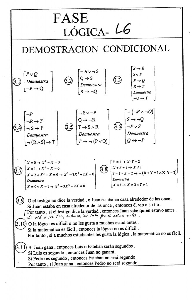 FASE12(L1aL10)-Lógica Matemática | Academia de Matemáticas López Parras